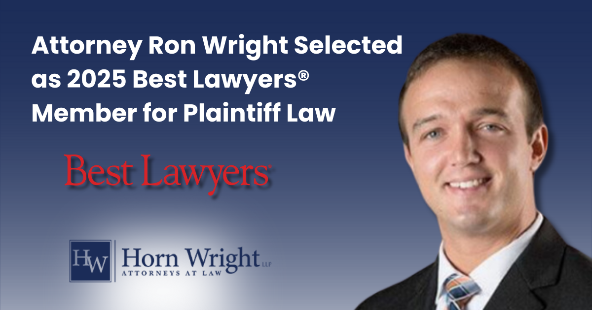 Attorney Ron Wright Selected as 2025 Best Lawyers® Member for Plaintiff Law